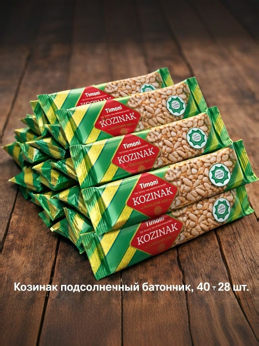Козинак подсолнечный TIMONI, батончик 40 г, 28 шт. TIMONI