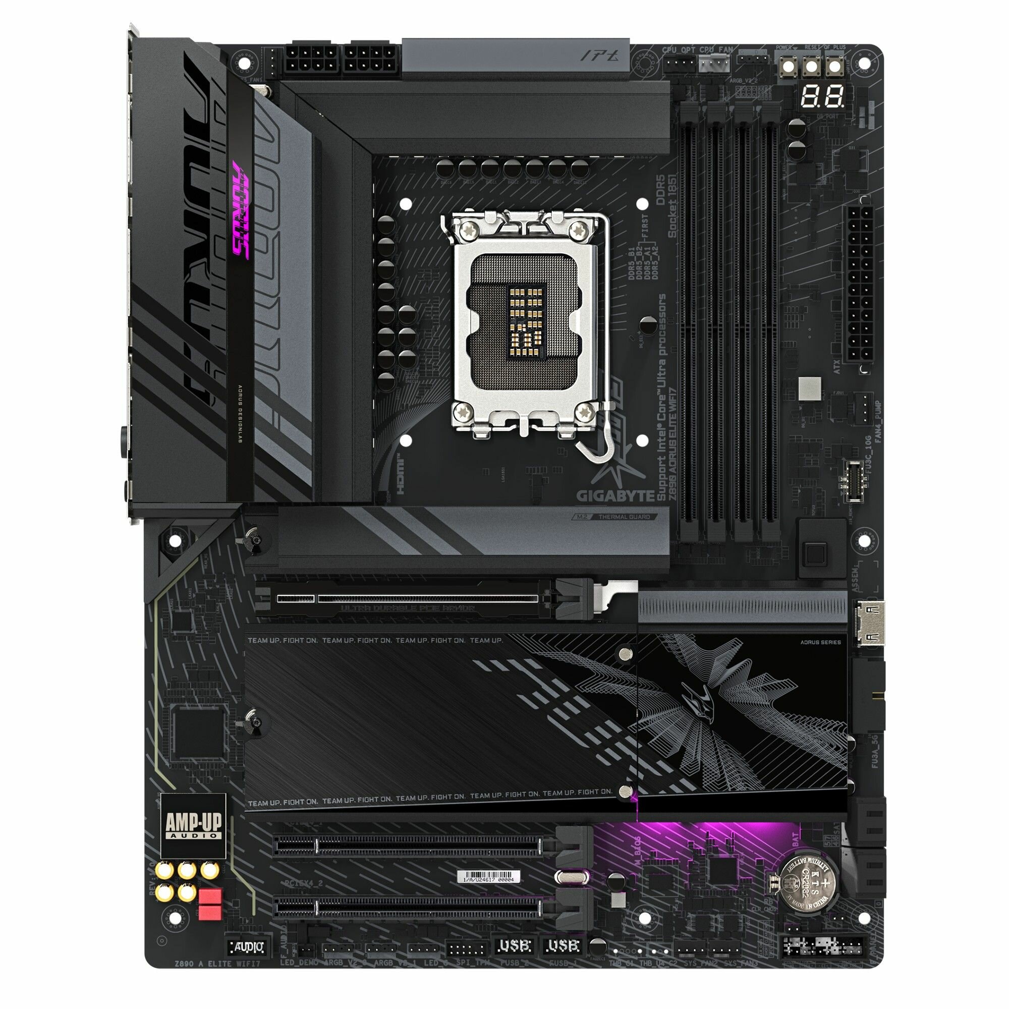 GigaByte Материнская плата Z890 A ELITE WIFI7 LGA 1851 4хDDR V 4хM.2