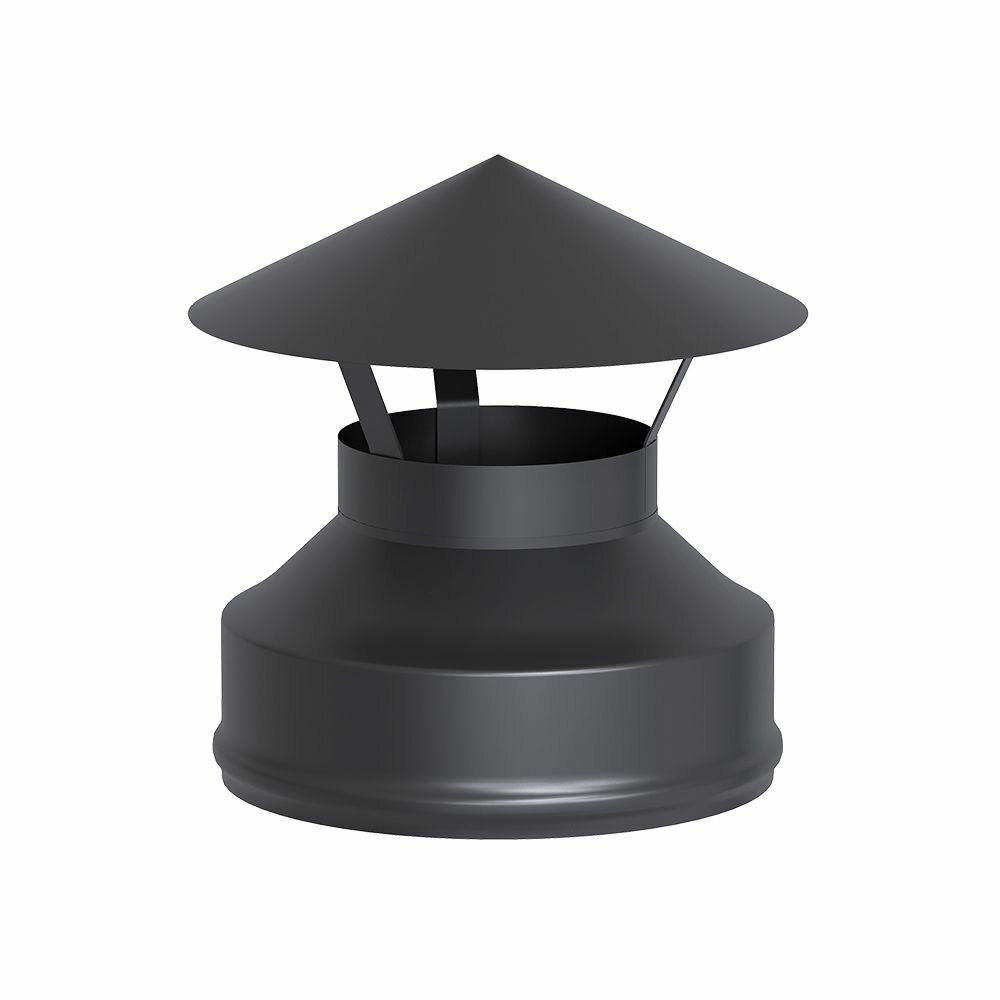 Везувий Оголовок BLACK (AISI 430/0,5мм) д.200х300мм
