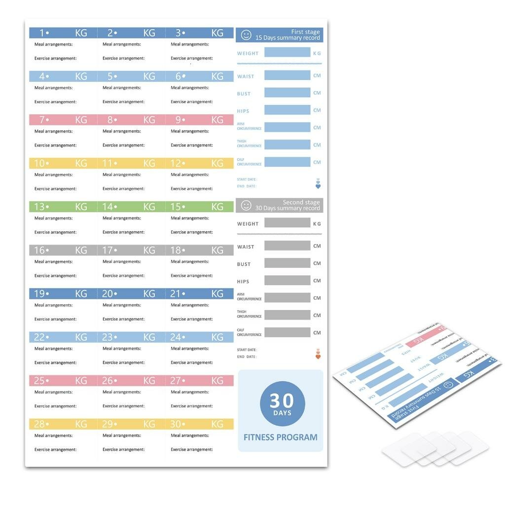 Водонепроницаемый план тренировок, Модель B