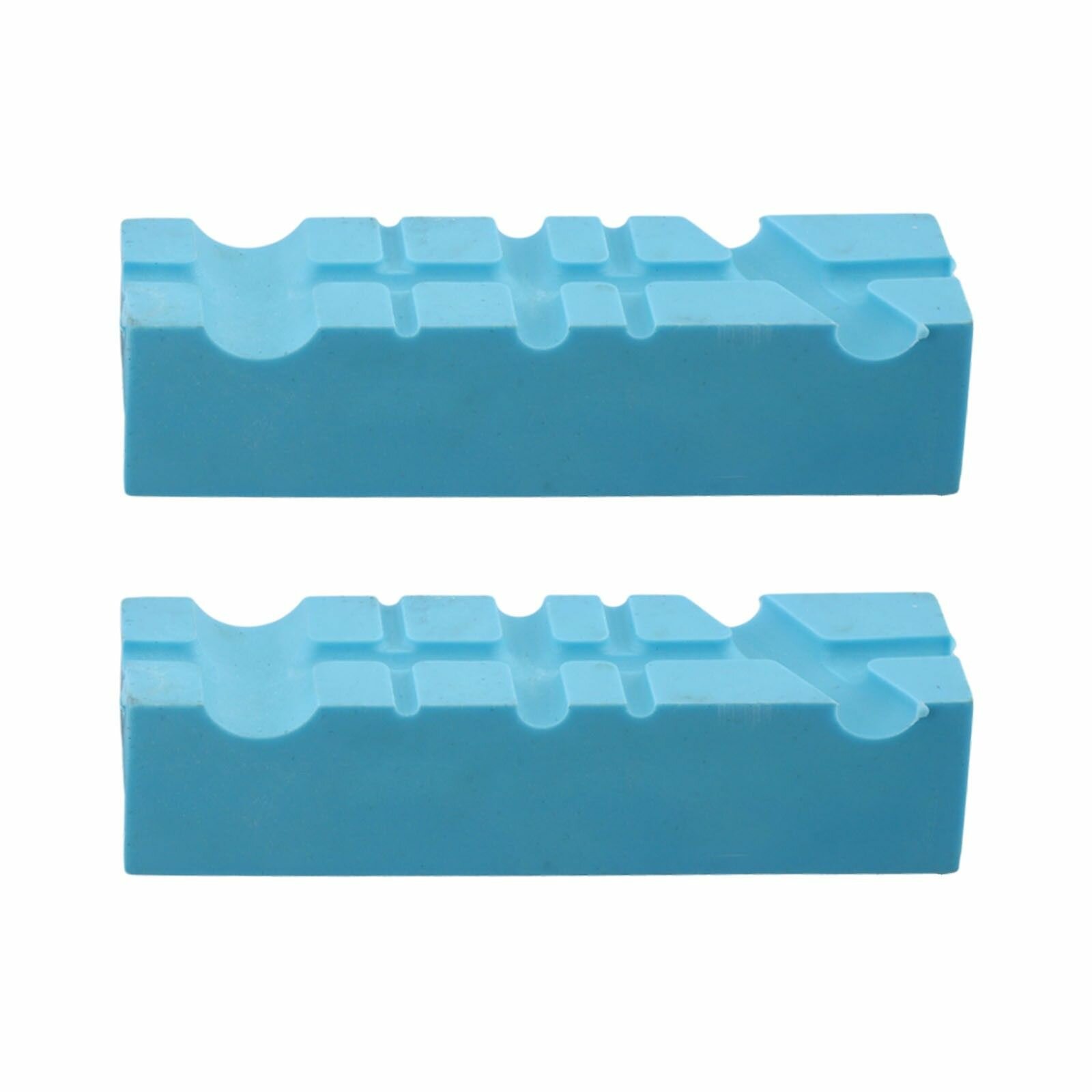 2 шт. 4/5/6-дюймовые мягкие резиновые накладки на губки для металлических тисков, верстаков, станков.