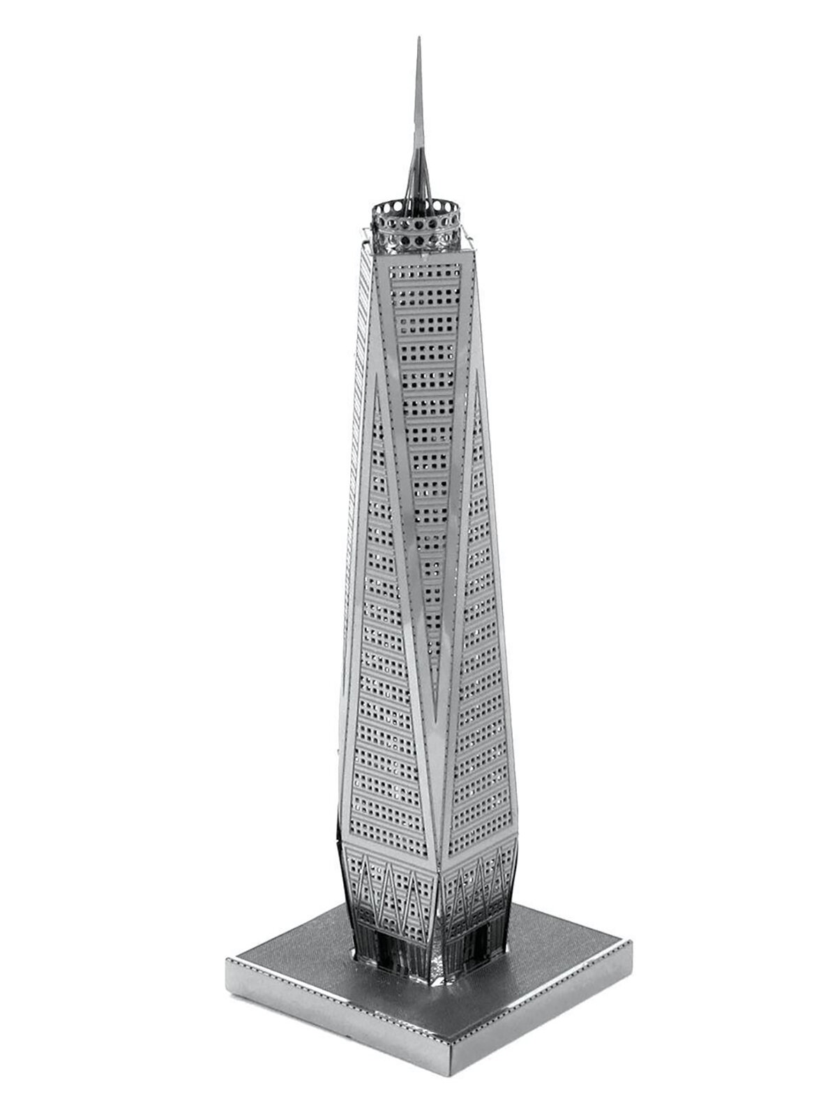 Всемирный Торговый Центр, 10 см, металлический конструктор, Metal Earth