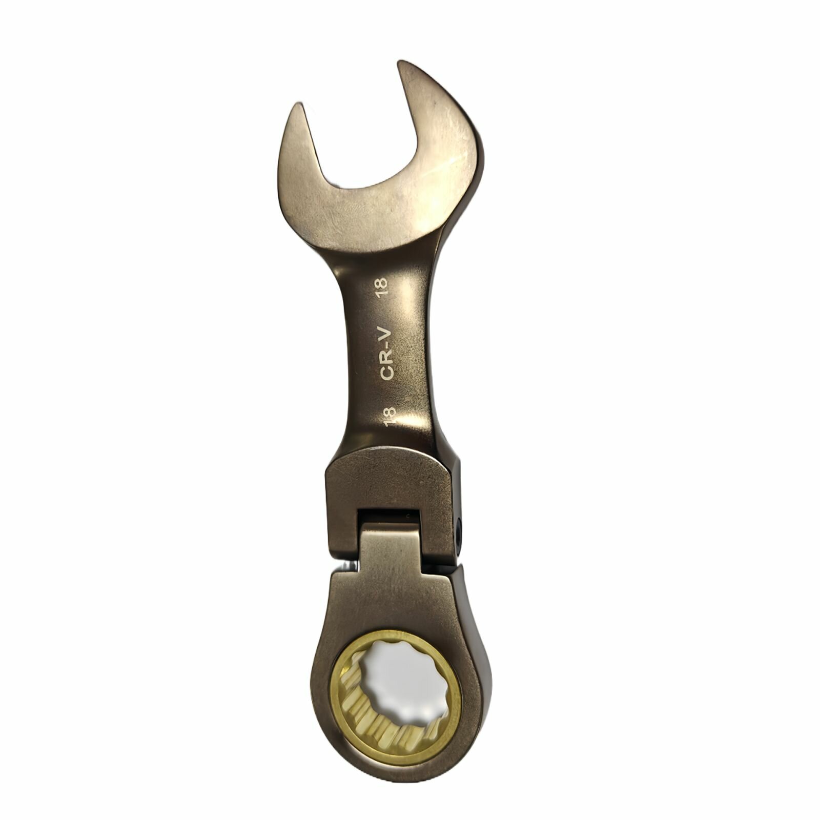 Гибкий графический гаечный ключ с двойной головкой шестерни открывается