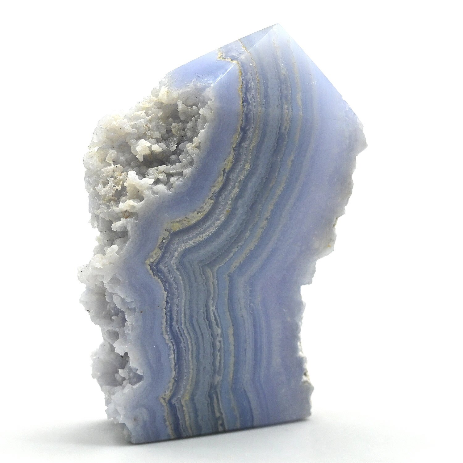 Коллекционный сапфирин, форма кристалл 46*15*69мм, 83г .