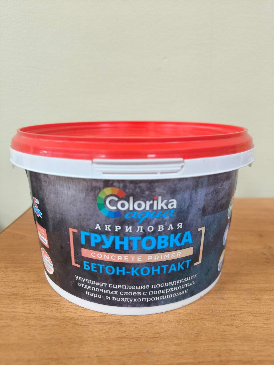 Грунтовка бетон-контакт "COLORIKA AQUA" 3 кг