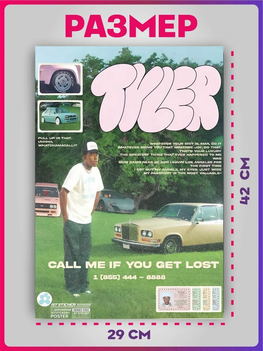 Постер на стену Tyler The Creator — фото 1