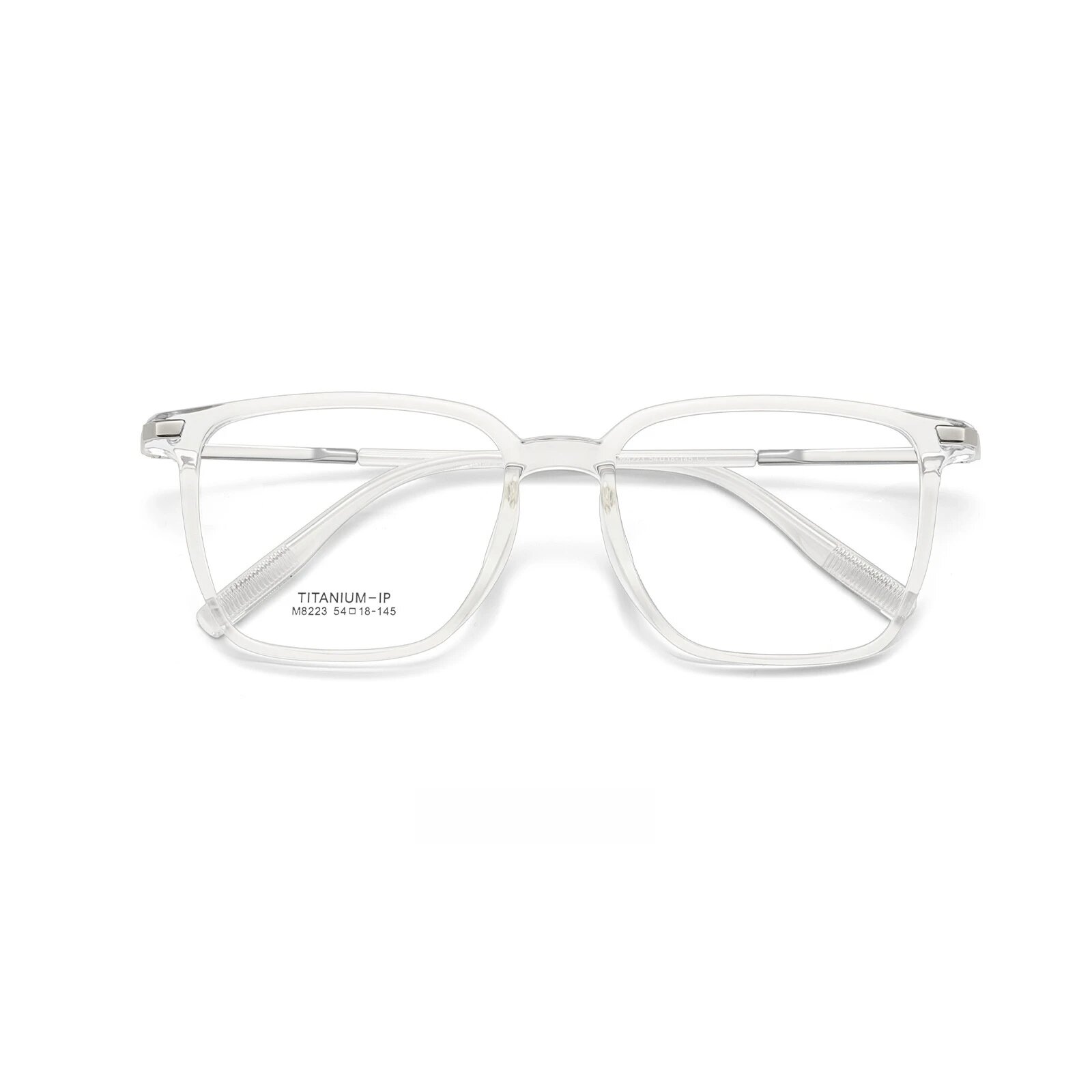 Квадратные очки YIMARUILI, цвет оправы Transparent white C2