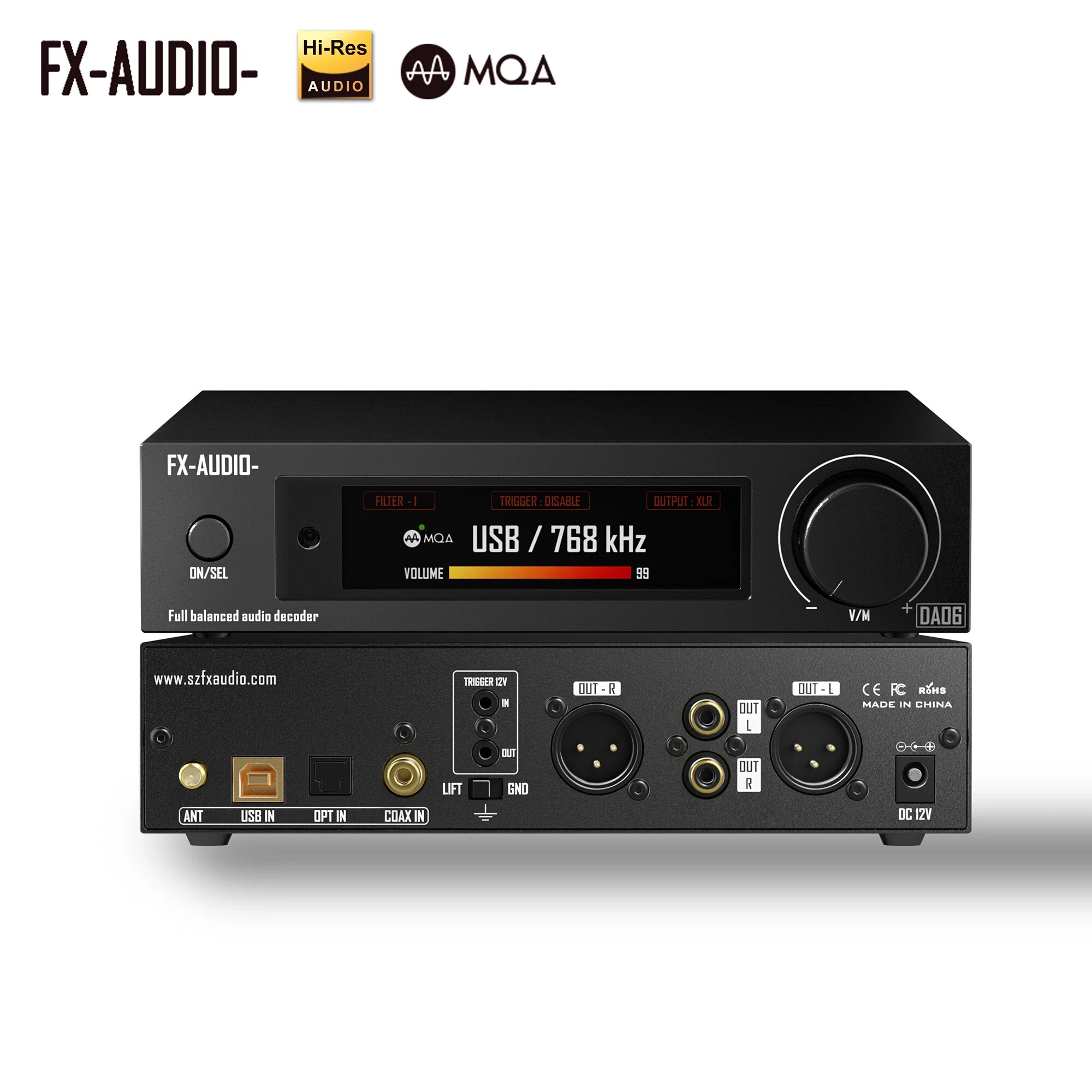 Fx-audio DA06 ЦАП Bluetooth
