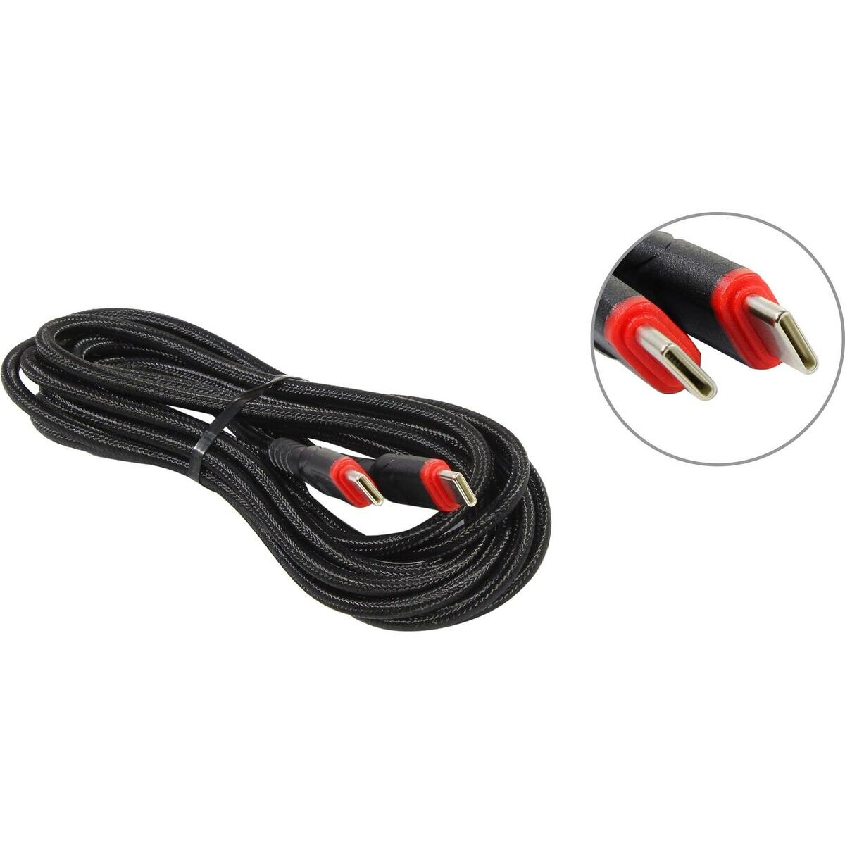 Hoco X59 Black <623087> Кабель USB-C-->USB-C 3м