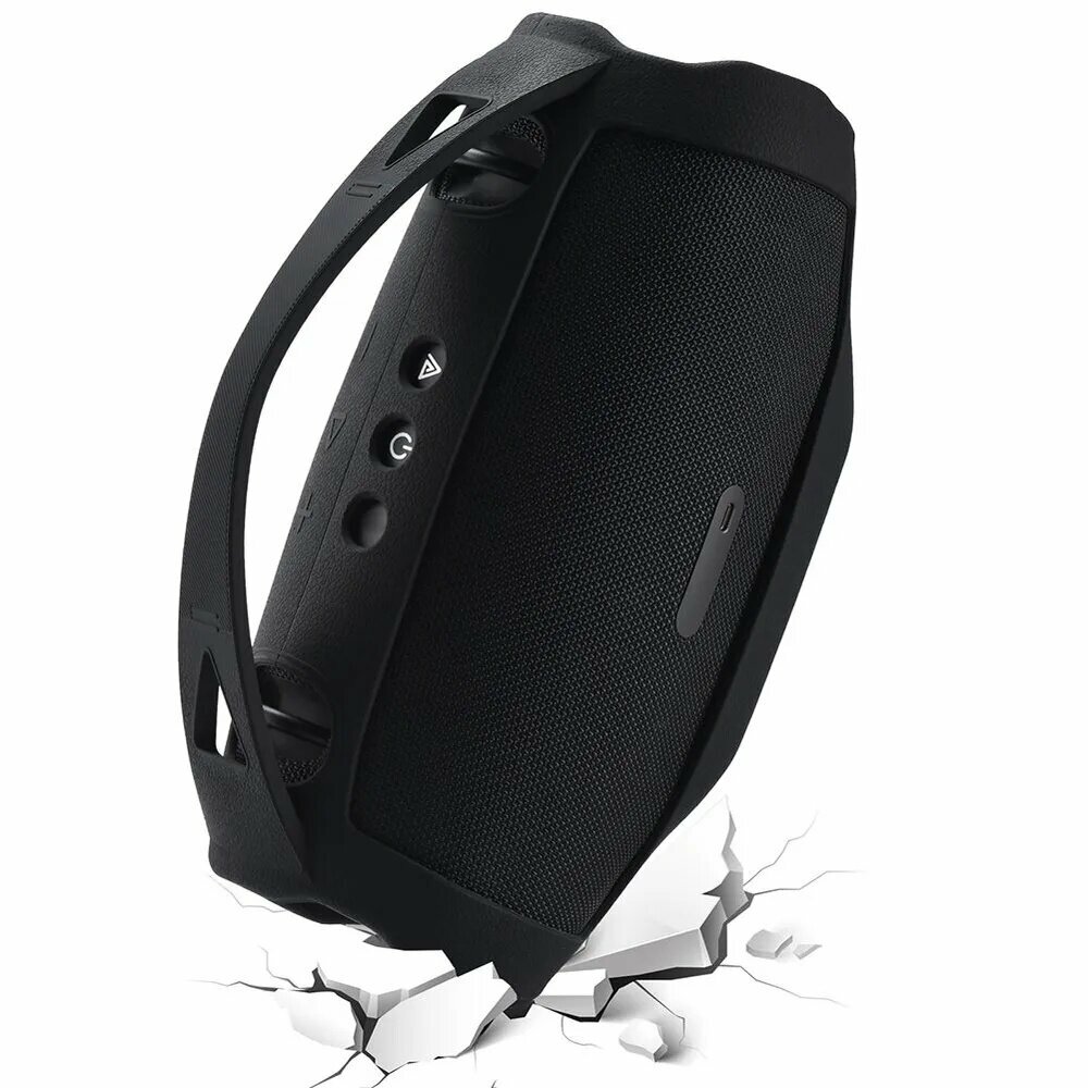 Силиконовый чехол для портативной колонки JBL Xtreme 4 с ручкой, противоударный, с текстурной поверхностью