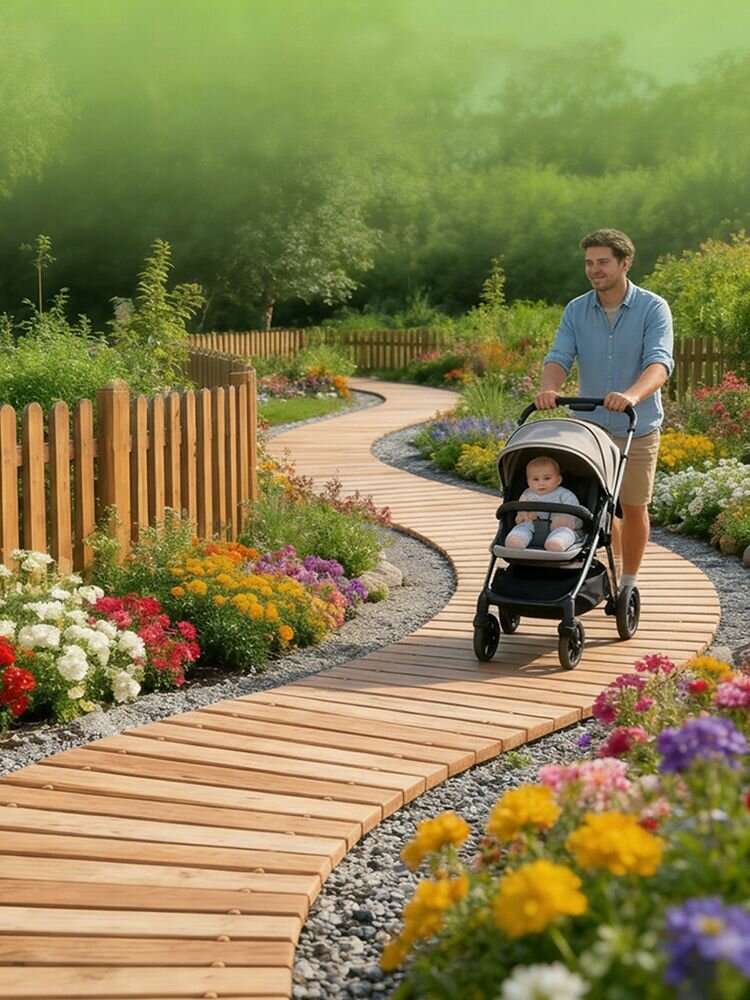 Расширенные выдвижные газонные тротуарные плитки , Декоративная отсыпка для сада