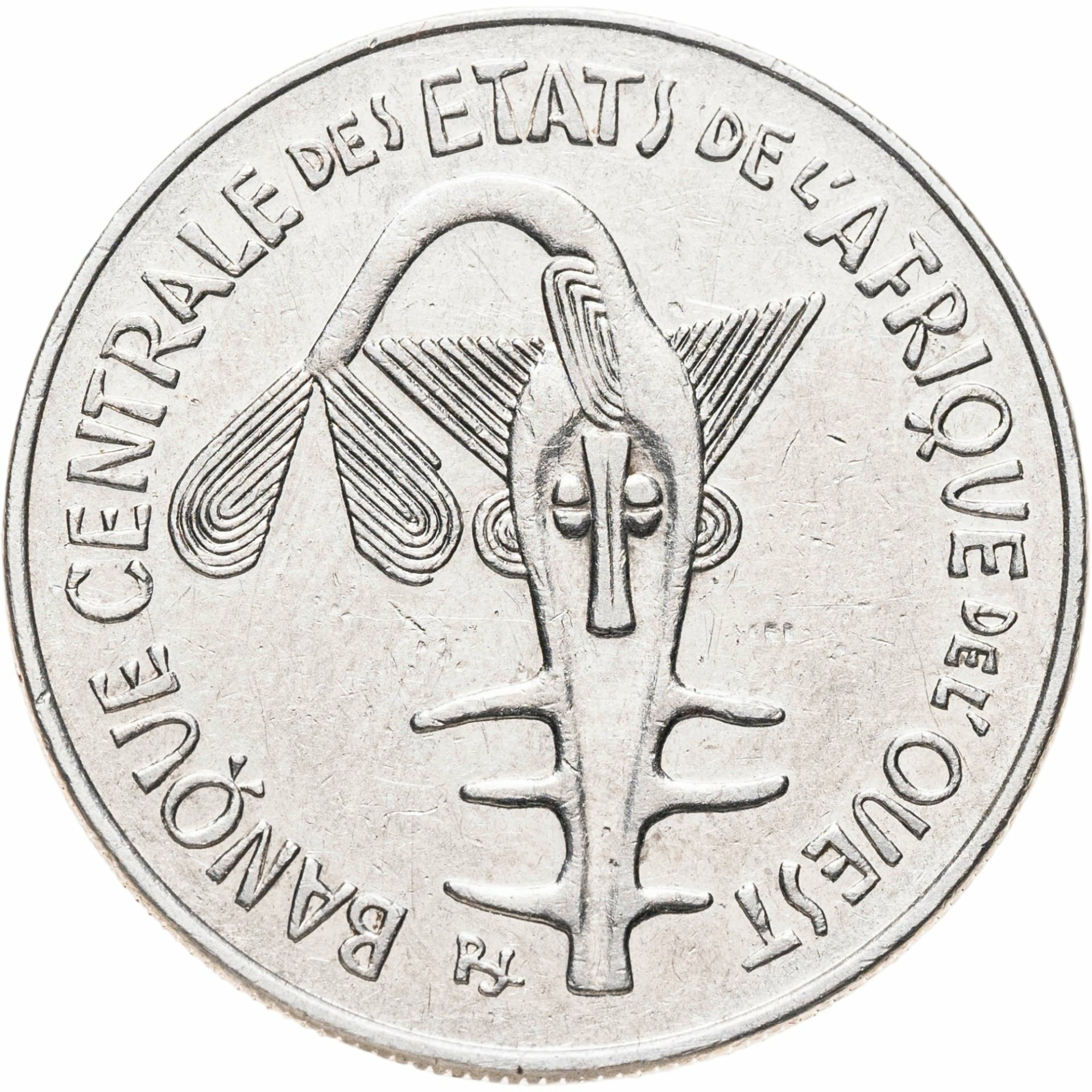 Западная Африка BCEAO 100 франков francs 1982, Никель, в сохранности XF