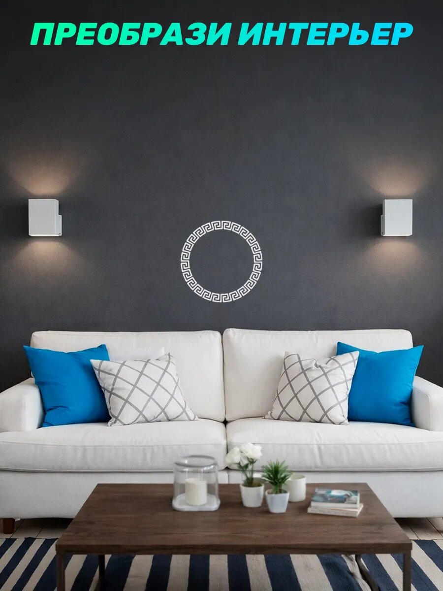 Трафарет для стен узоры круг — фото 1