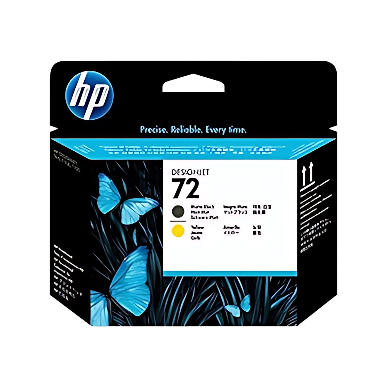 Печатающая головка HP 72 Yellow Matte Black желтая матовая черная C9384A