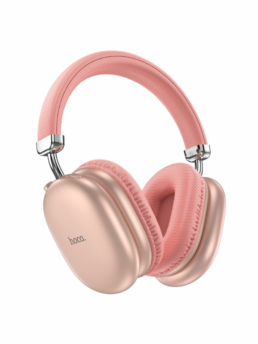 Hoco W35 Max Joy Наушники беспроводные с микрофоном, розовые