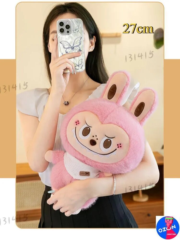 Лабубу мягкая игрушка Labubu 27cm мягкая игрушка 27см игрушка для девочек хлопковая