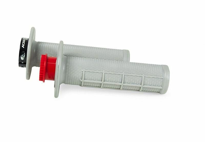Ручки на руль R20 LOCK-ON серые для мотоцикла