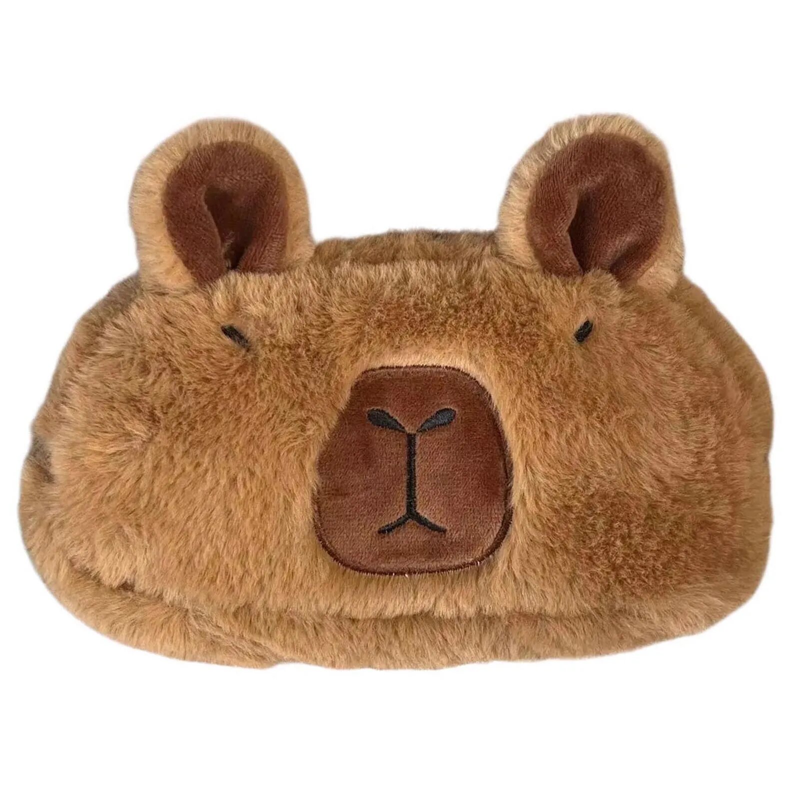 Коричневый пенал-игрушка Капибара, Color: A