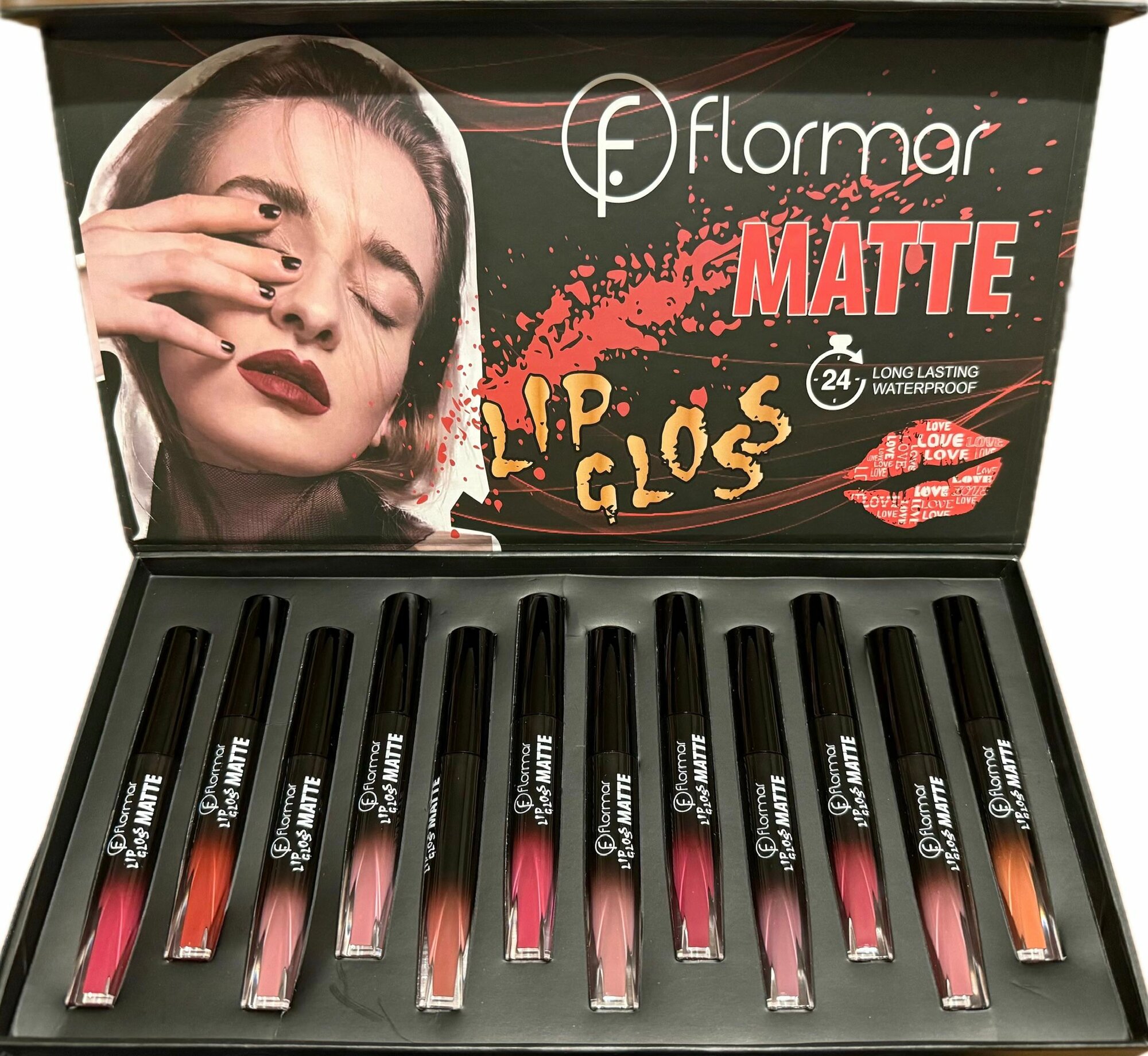 Набор помад для губ Flormar matte (12 шт.)