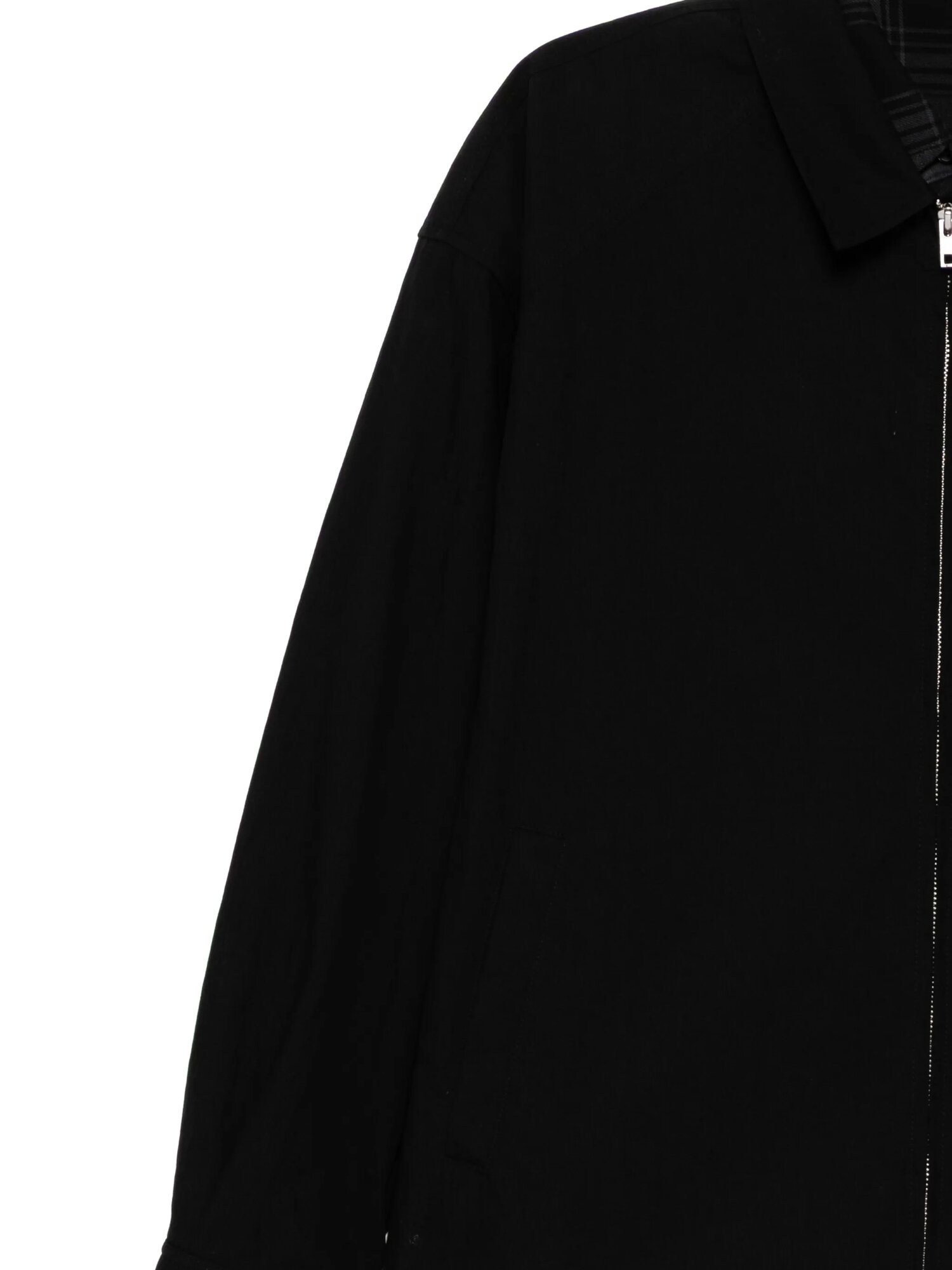 Куртка JUUN.J Logo-embroidered jacket, размер 46, black/black — фото 1
