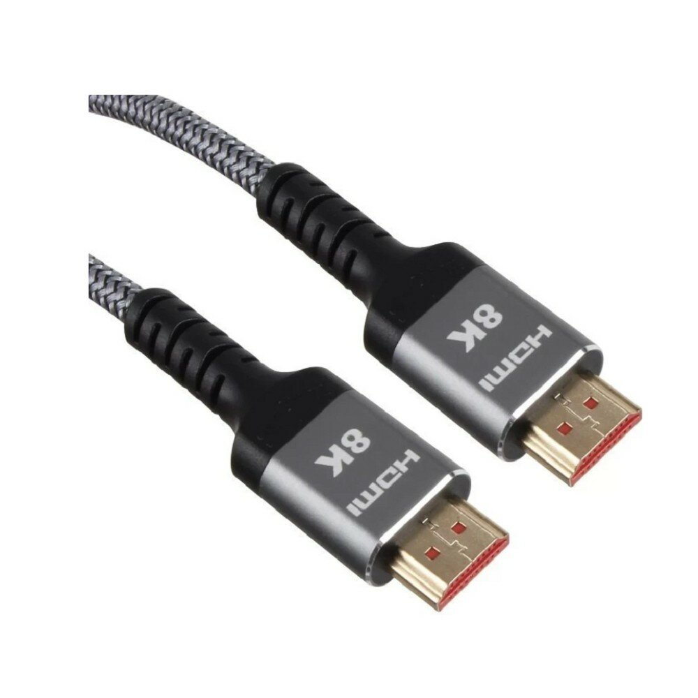Vcom кабели iOpen ACG859A-5.0 Кабель интерфейсный HDMI-HDMI 19M M, ver. 2.1 8KX60Hz Econom оплетка 5m