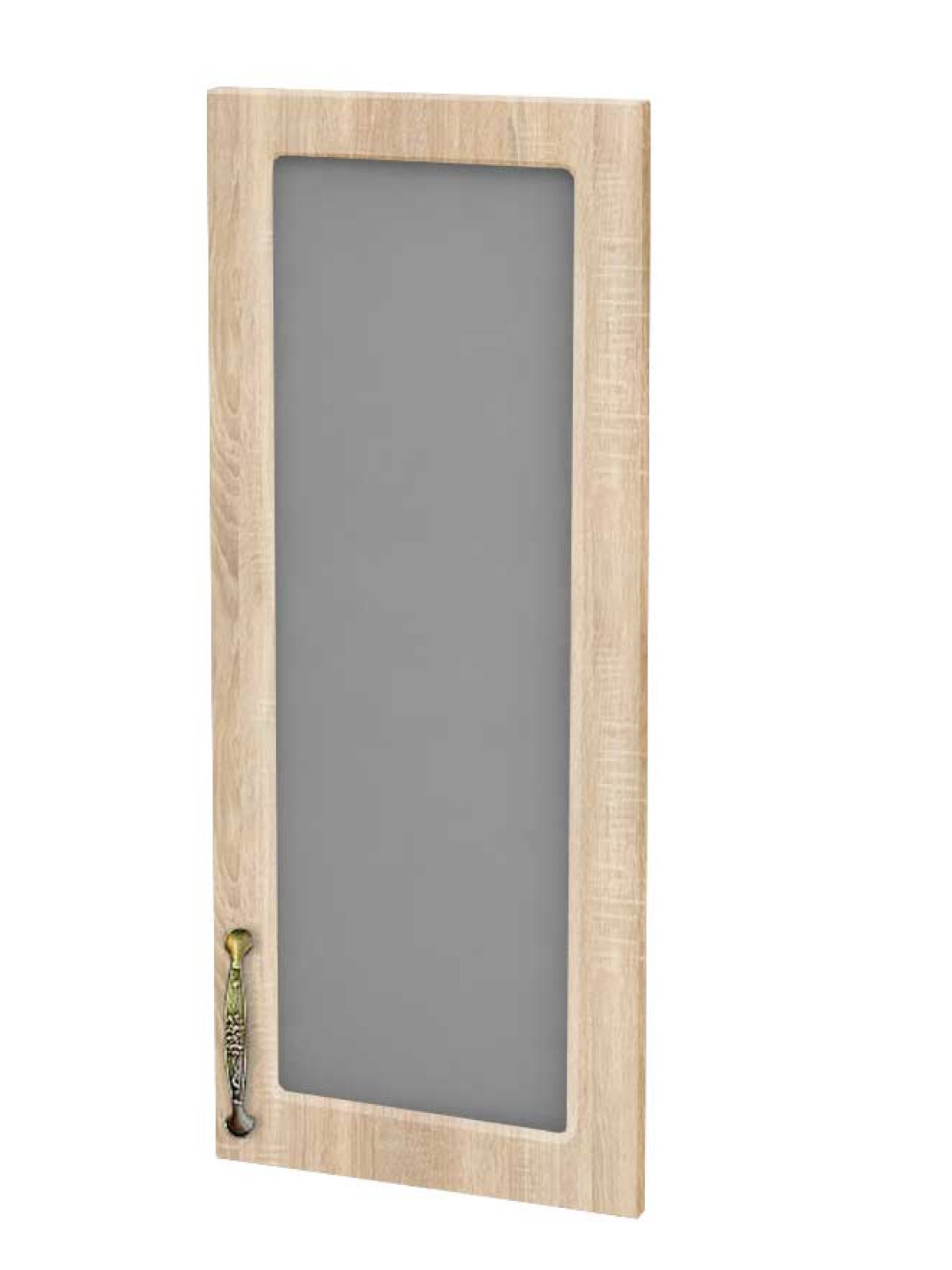 Кухонный фасад Ф-15 дуб сонома (Юлия) Huge Mebel. Ширина 296 Высота 712. Кухонные фасады