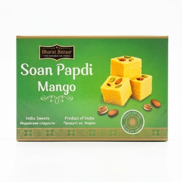 Соан папди (инд. халва) с манго Bharat Bazaar 250г