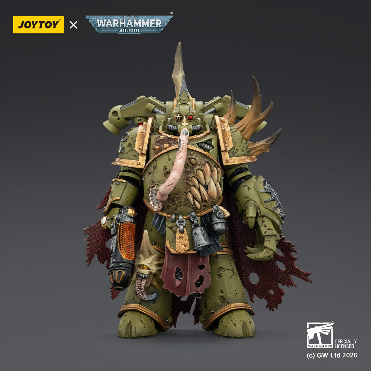 JOYTOY Dark Source Death Guard Грязный патоген Вирус Лорд Чумной воин Модель воина чумы Игровая фигурка
