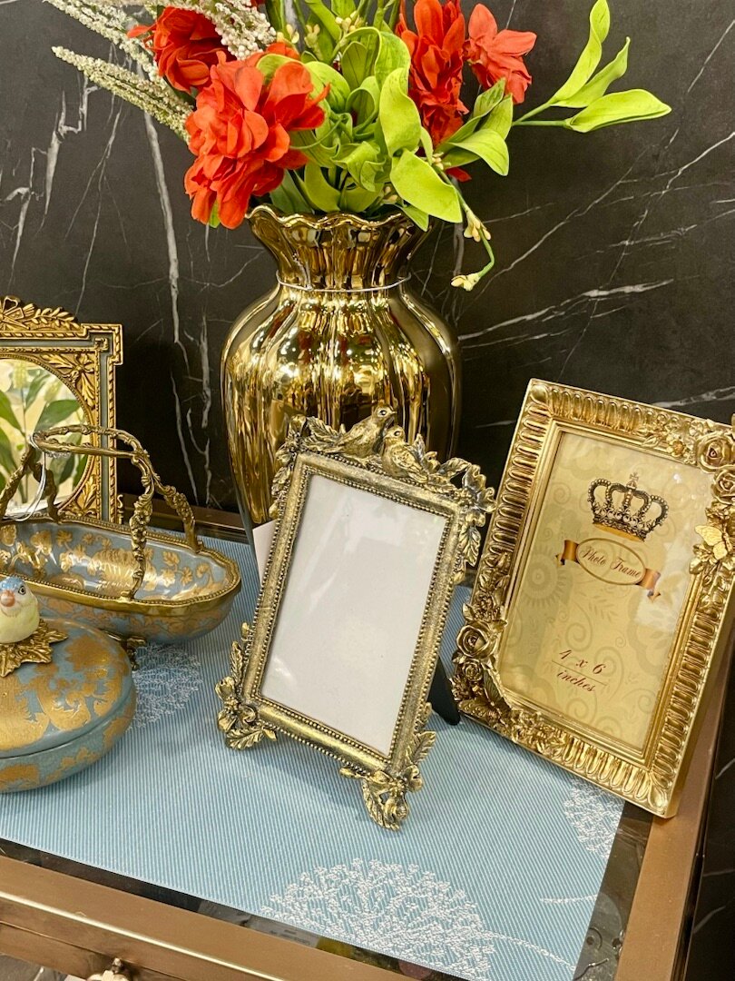 Рамка для фото металл золото Casaentera 12х18 см CE08-589-241