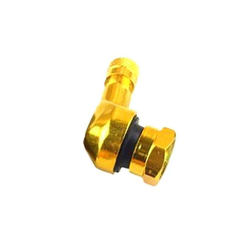 Алюминиевый 90° вентиль бескамерный Gold для мотоцикла