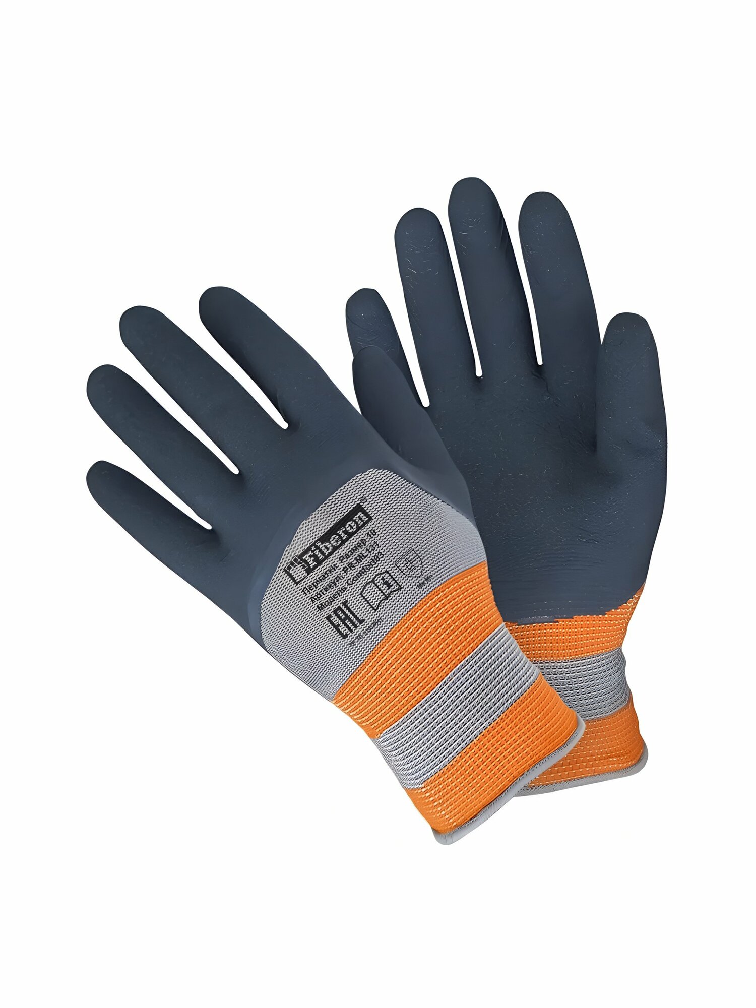 Перчатки полиэстер, вспененный латексный облив, 10 (XL), надежный захват, Fiberon