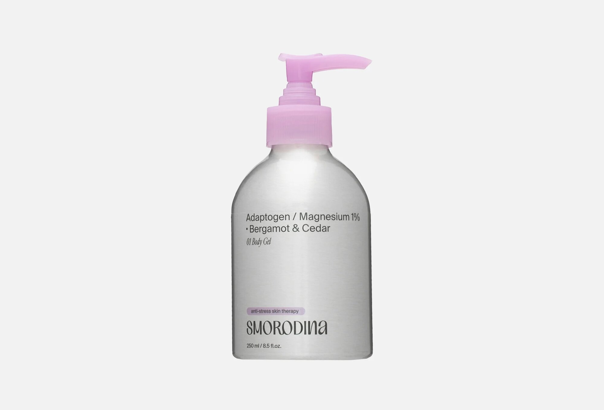 Гель для душа с адаптогенами и магнием SmoRodina Bergamot & Cedar, 250 мл