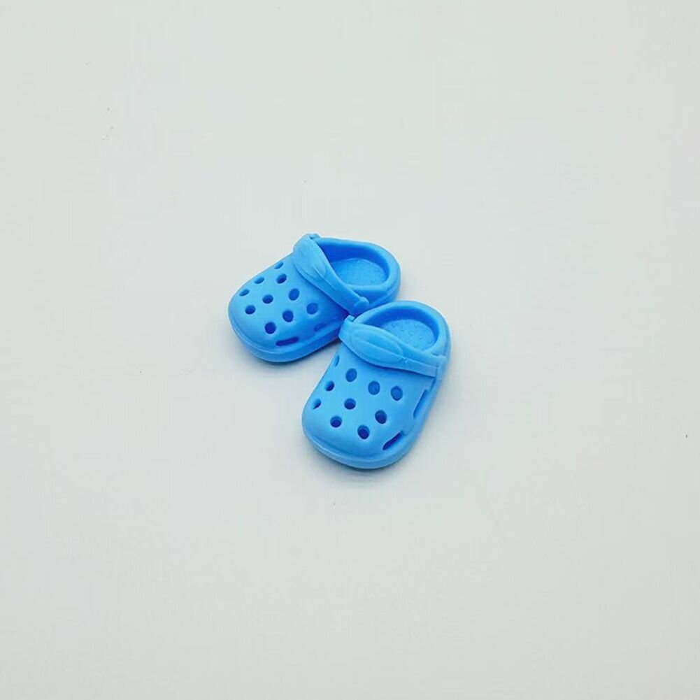 Милые пластиковые тапочки Crocs для кукол Лабубу 17 см и 10 см из хлопка, без куклы