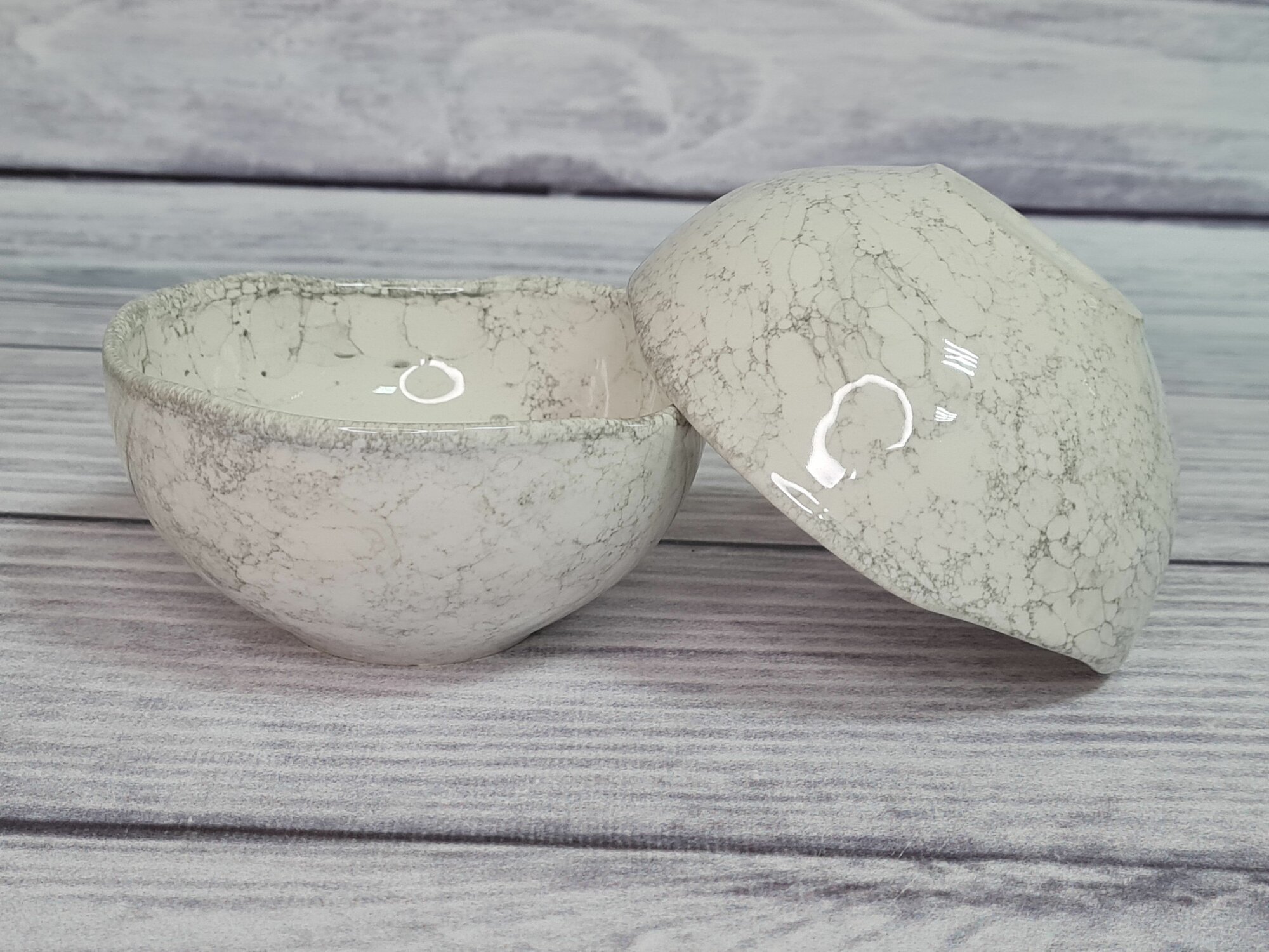 Розетка BOLLA BIANCA Organico grande фарфор 200мл Хорекс