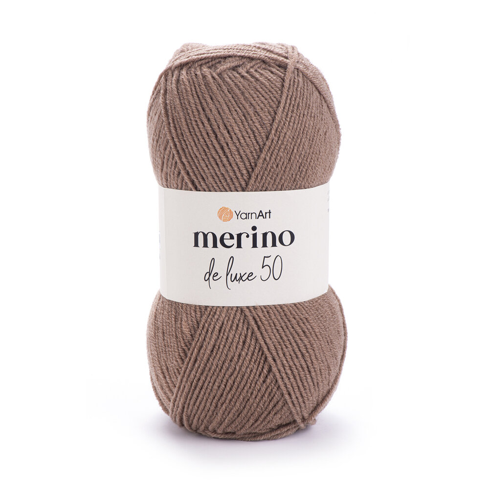 Пряжа для вязания YarnArt Merino de luxe / 50 514 темно-бежевый 100 гр/280 м 50% шерсть, 50% акрил
