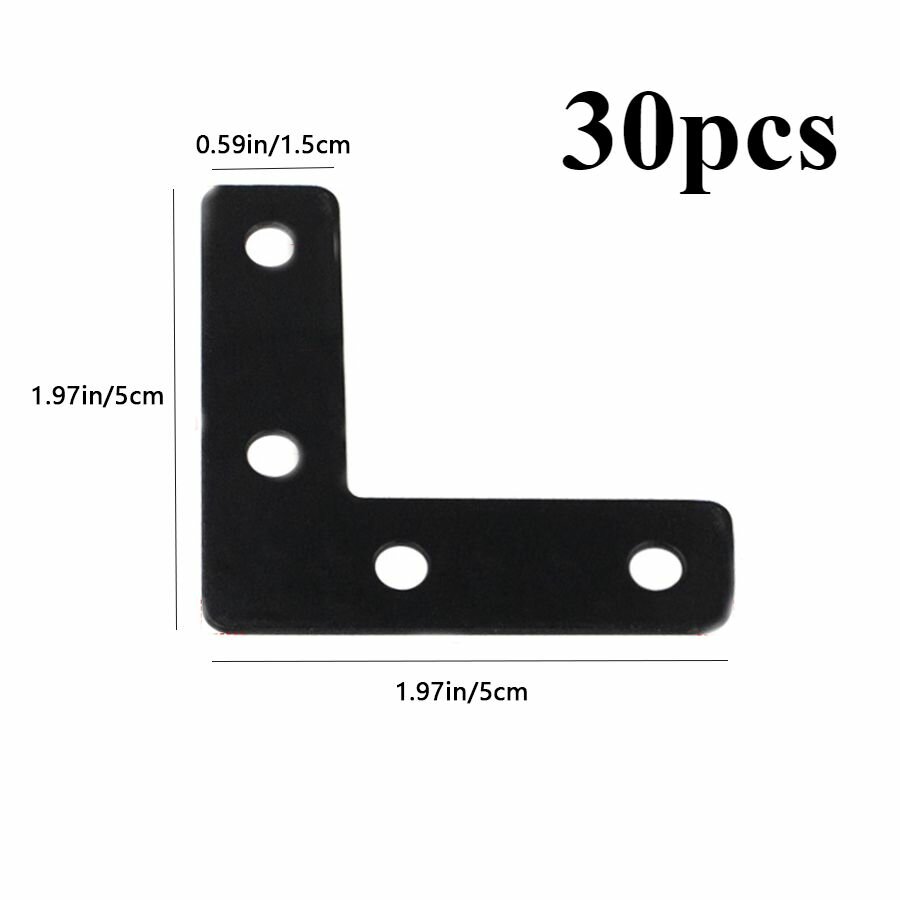 Уголок перфорированный крепежный 1 шт.