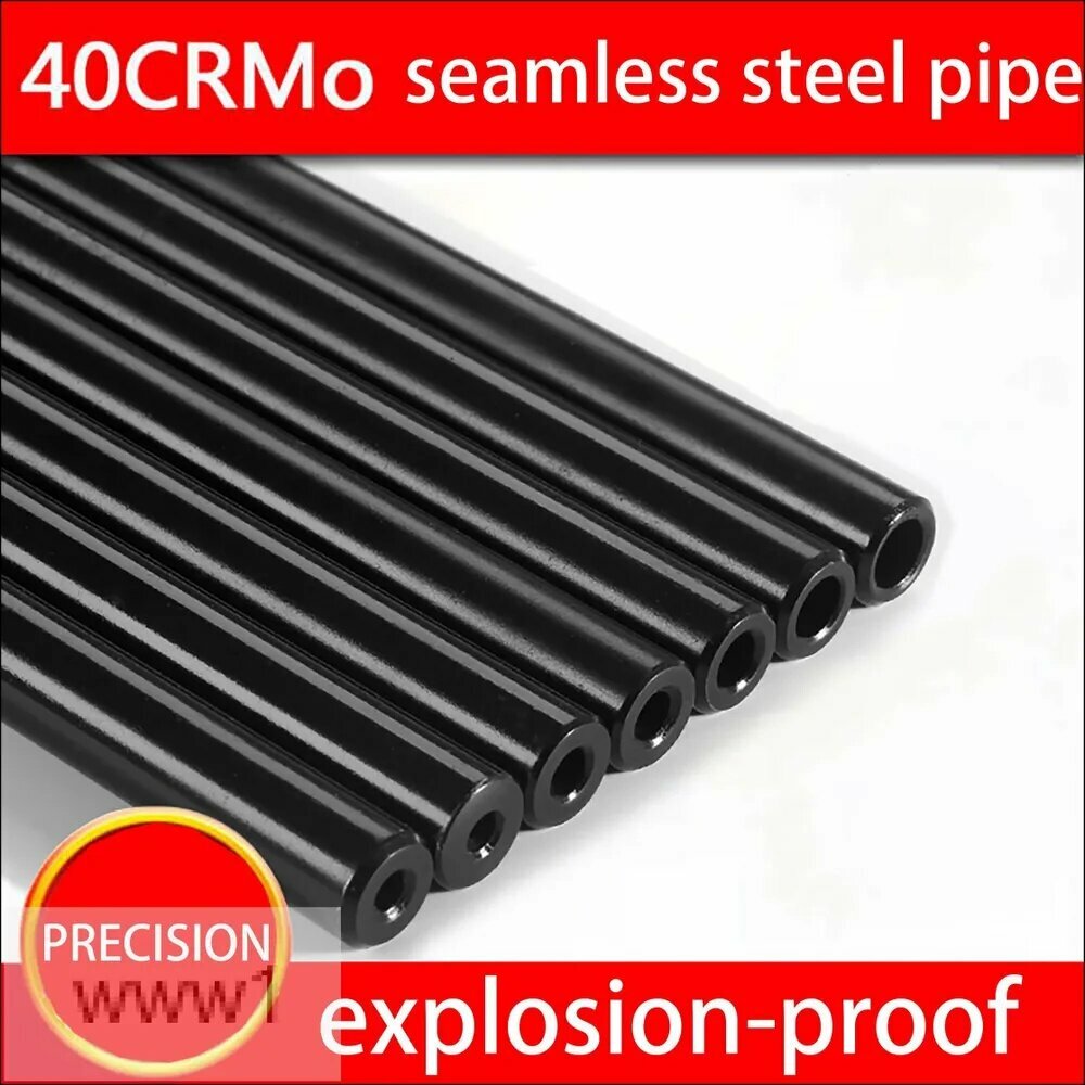 16x5.6mm прецизионная бесшовная стальная труба диаметром 5,6 мм черного цвета с наружным диаметром 16 мм