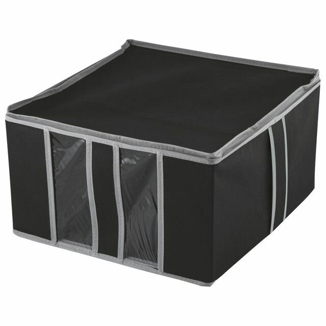 Чехол для хранения рыжий КОТ "Black", 60х50х35 см, спанбонд/ПВХ, черный