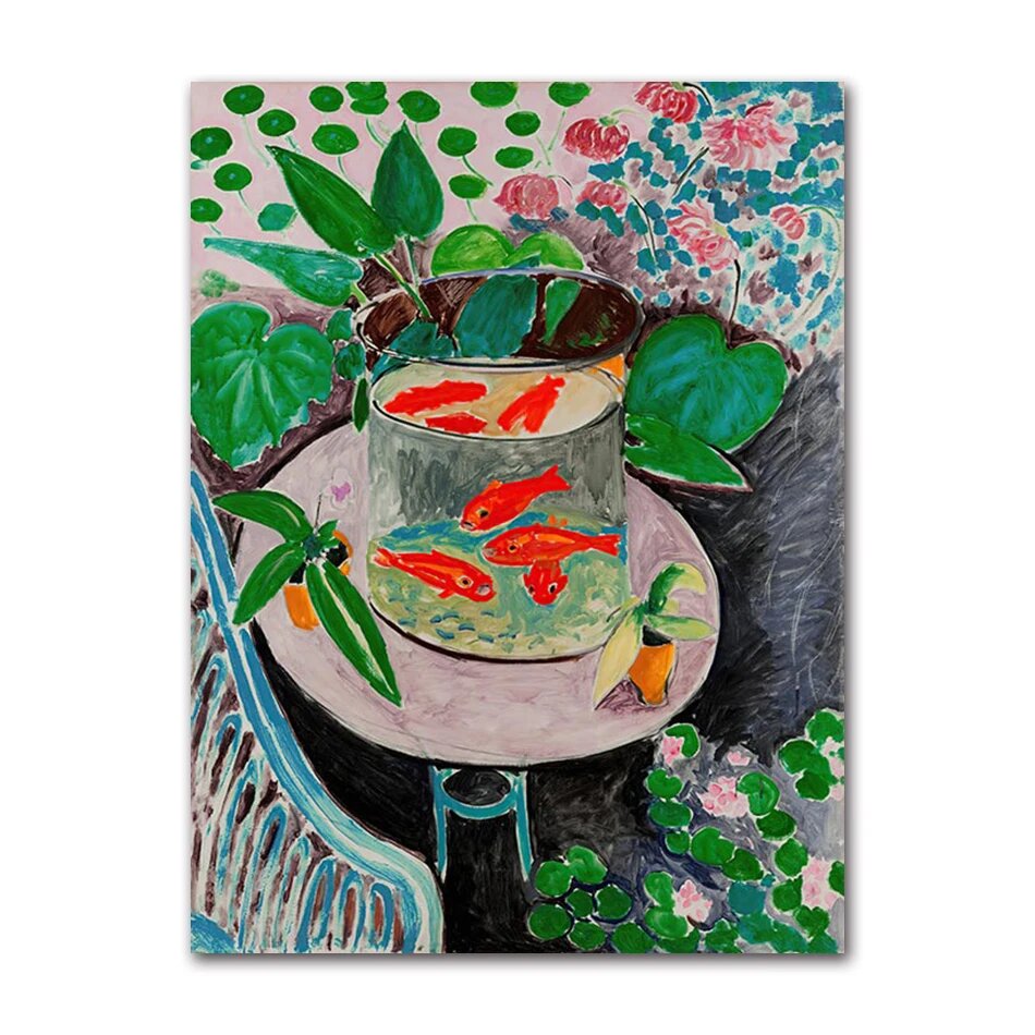 Постер на стену Matisse "Золотые рыбки", 50x75 см, цвет 61101-05