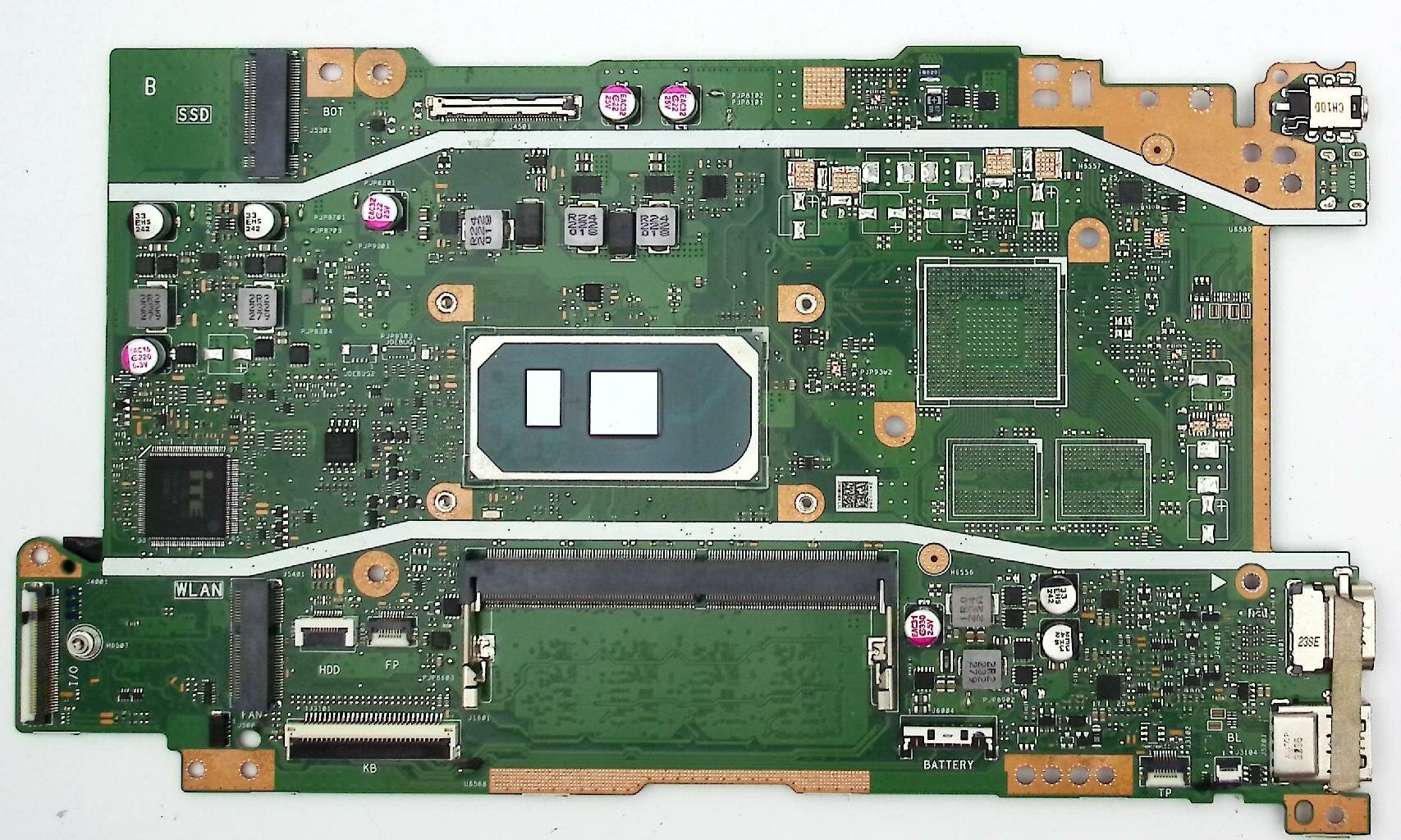 Материнская плата ASUS X415JA донор процессора Pentium 6805(41856)