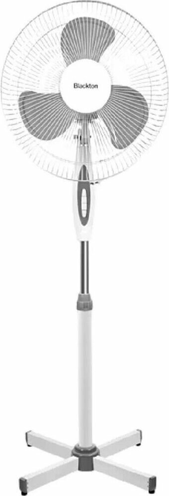 Вентилятор напольный (BLACKTON Bt F1114 White-Gray (2в1 ч/б коробка + 1 ч/б коробка))