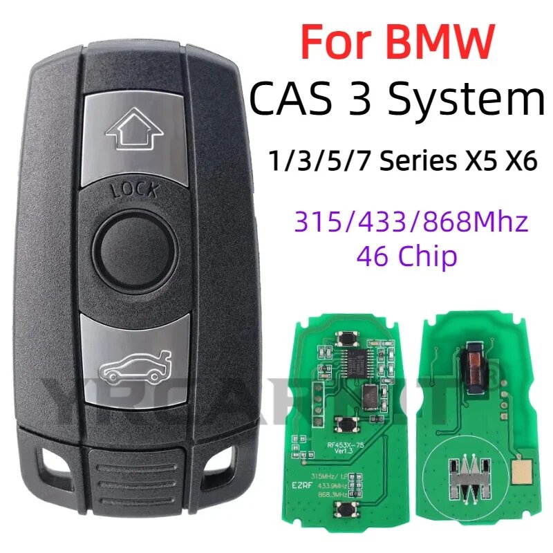 Ключ BMW CAS3 315МГц 868MHz FSK для E60 E61 E70 Z4