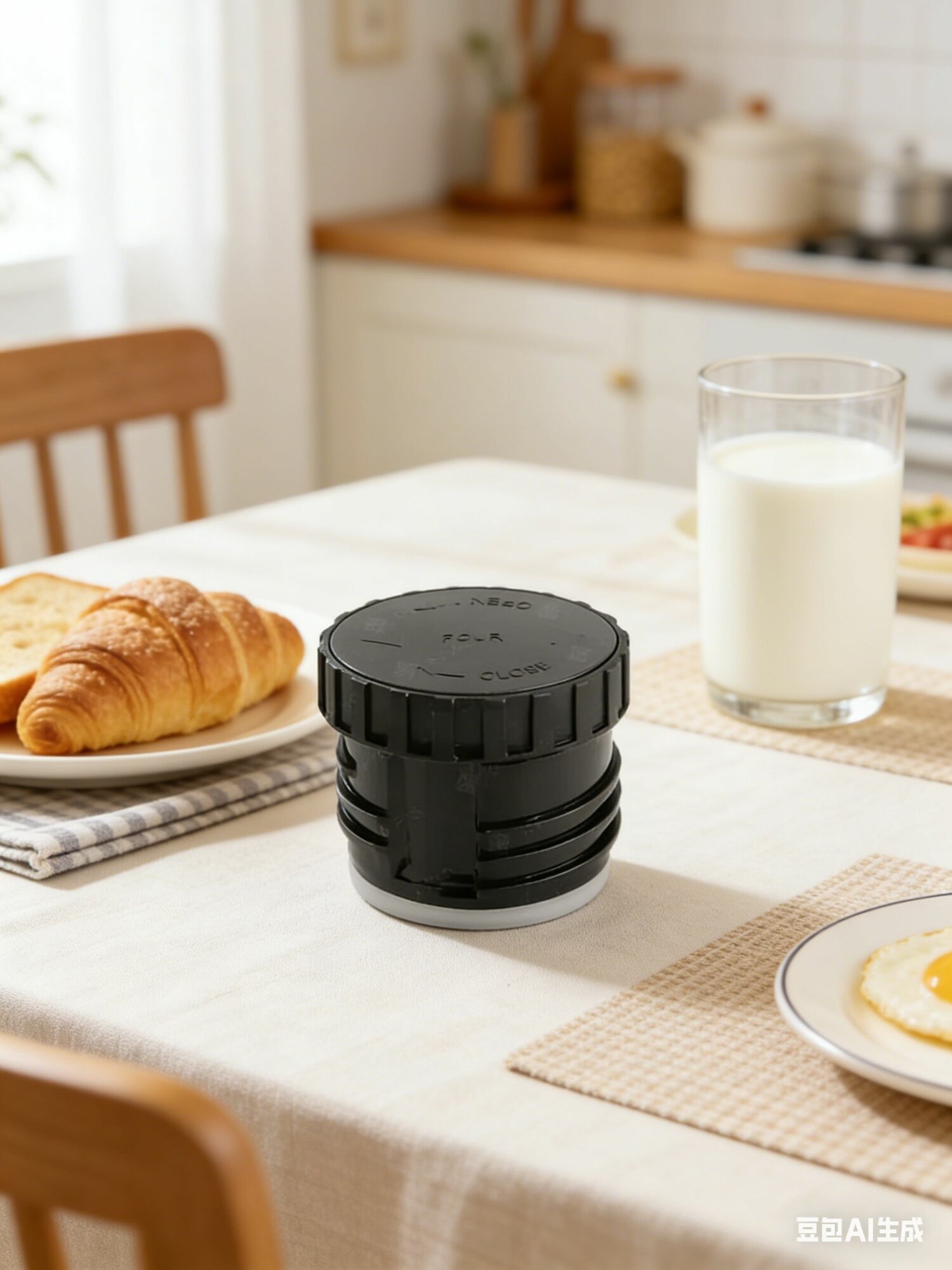 Крышка для термоса с кнопкой, удобное открывание, пищевой пластик, Пробка для термоса с резьбой 1л-Новая модель