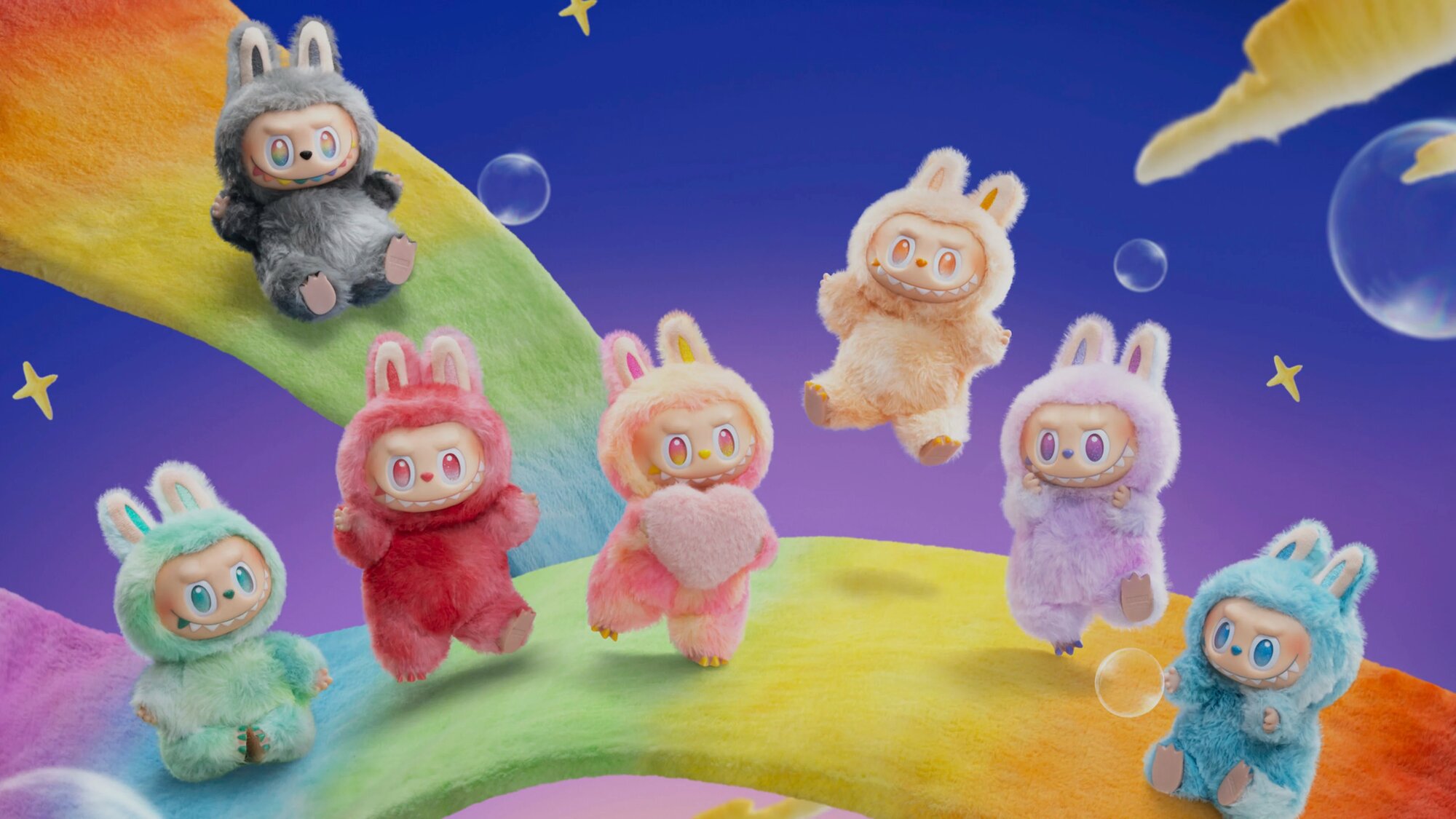 Кукла виниловая Miniso "POPMART" Labubu V3, для девочек и мальчиков