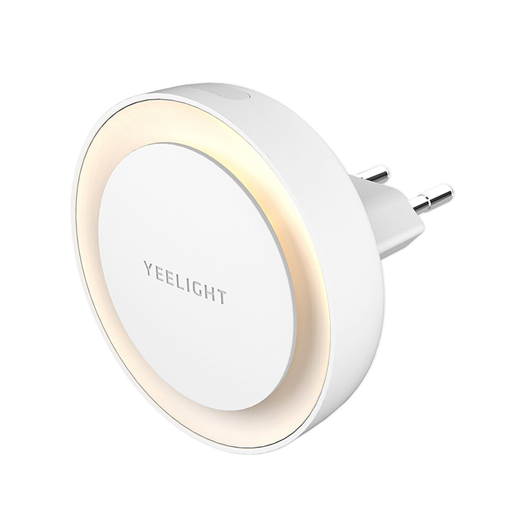 Yeelight Smart Night Light YLYD11YL, белый, EU адаптер, AC 100-220V, 0.5W, теплый белый, 2500-3000k, сенсор освещения, ручной выключатель, 66*66*36mm, для гостиной, спальни, коридора, лестницы