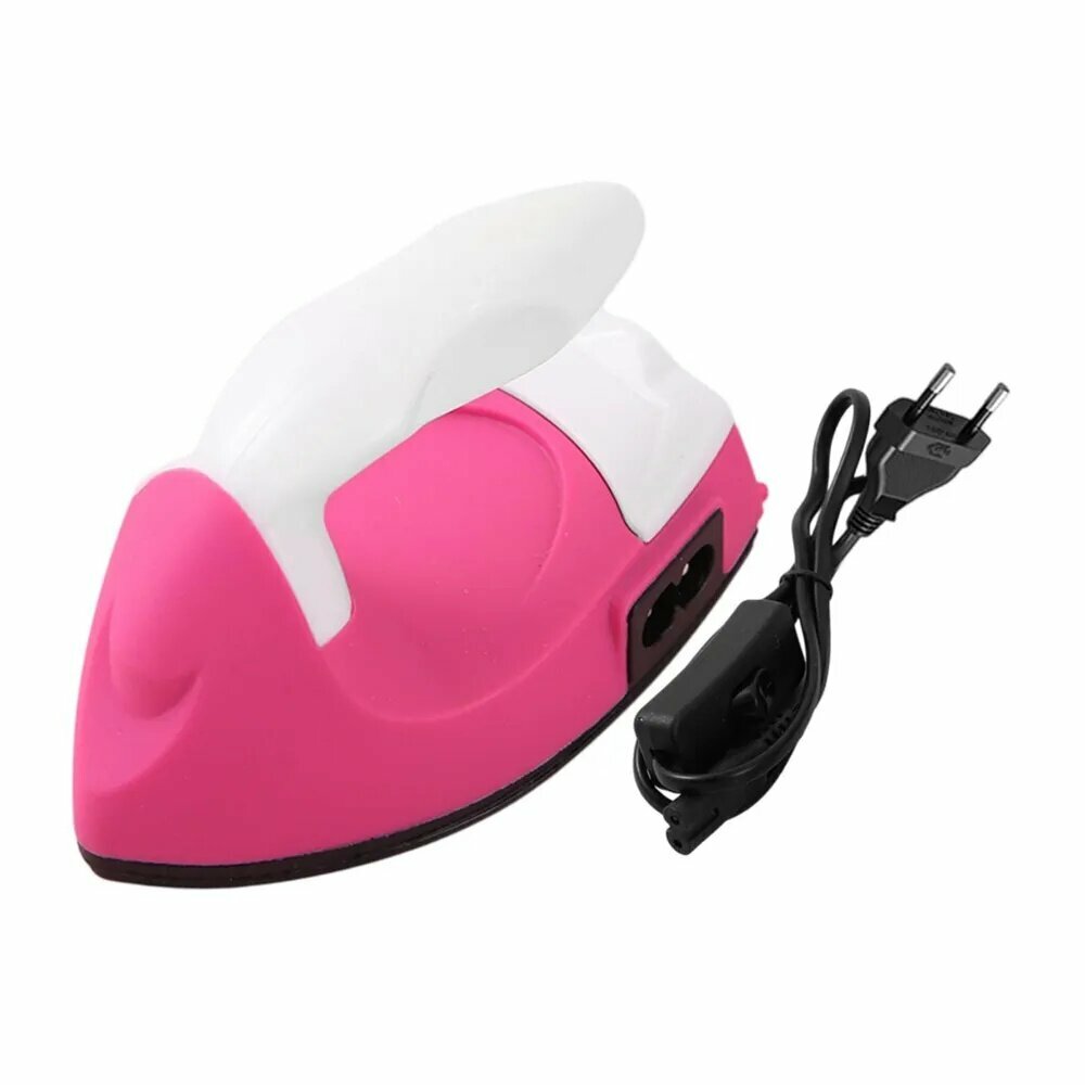 Электрический мини-утюжок для нашивок, аппликаций и кукольной одежды, ручной, стандарт ЕС