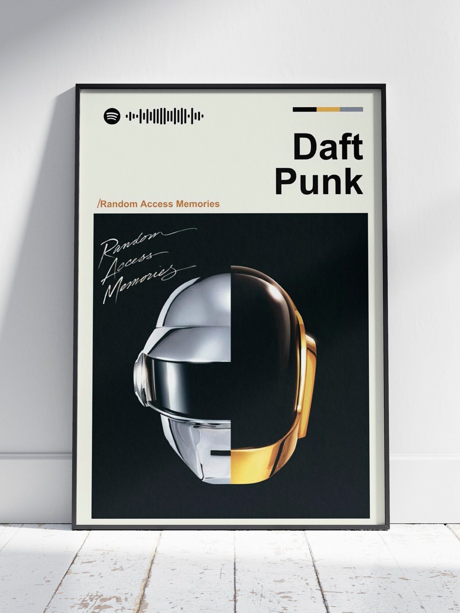 Плакат на стену для интерьера Дафт Панк (Daft Punk 26) - Постер по музыке и артисту формата A3 (30x42 см)