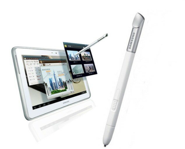 Стилус MyPads S-Pen для планшета Samsung Galaxy Note 10.1 N8000/N8010/N8020 (Белый)