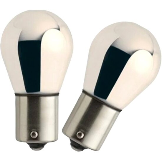 Лампа автомобильная Philips Silver Vision PY21W BAU15s +30% 12V, 2шт, 12496SVB2