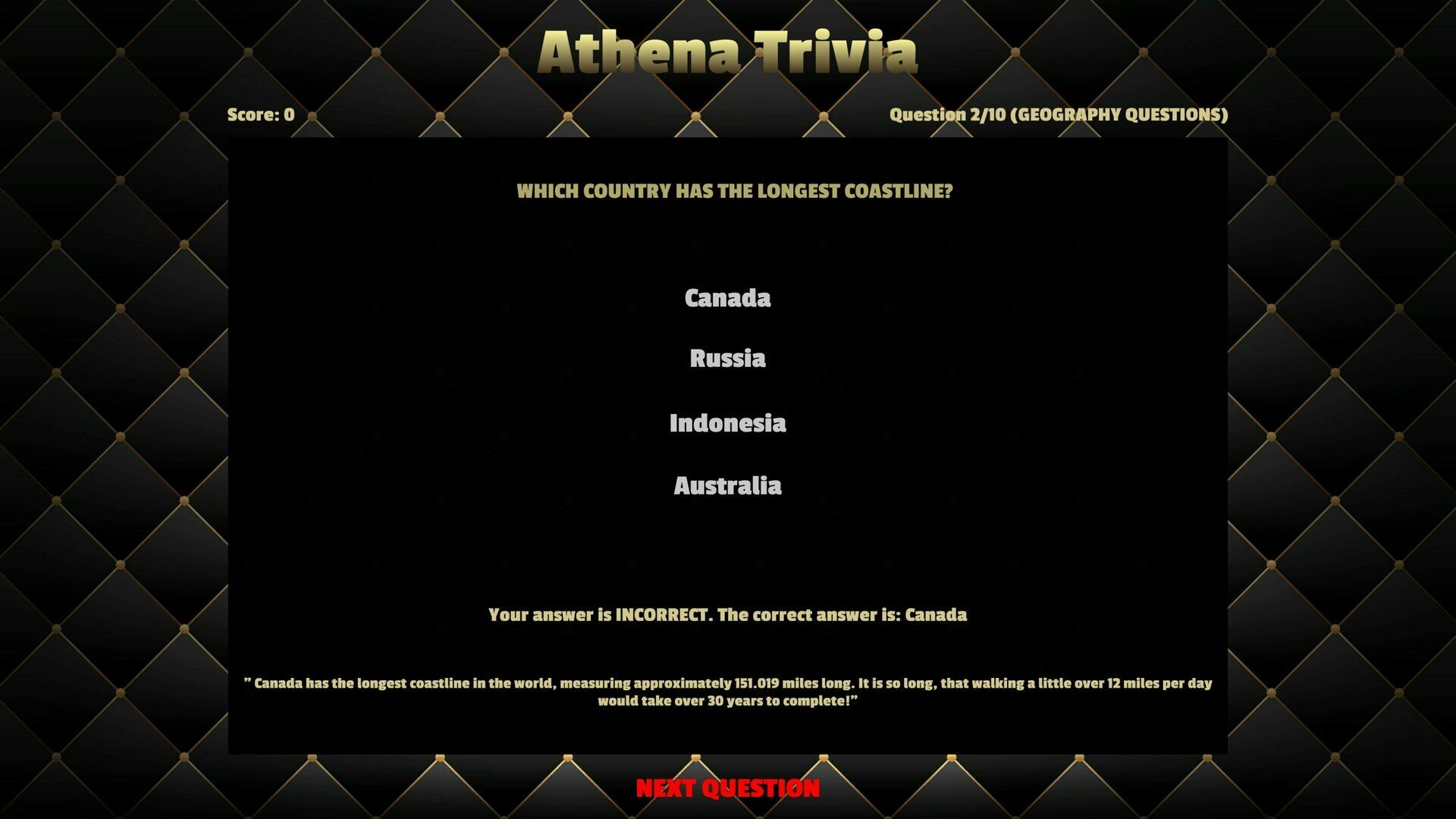 Athena Trivia Steam Ключ • Активация Steam • регион Весь мир